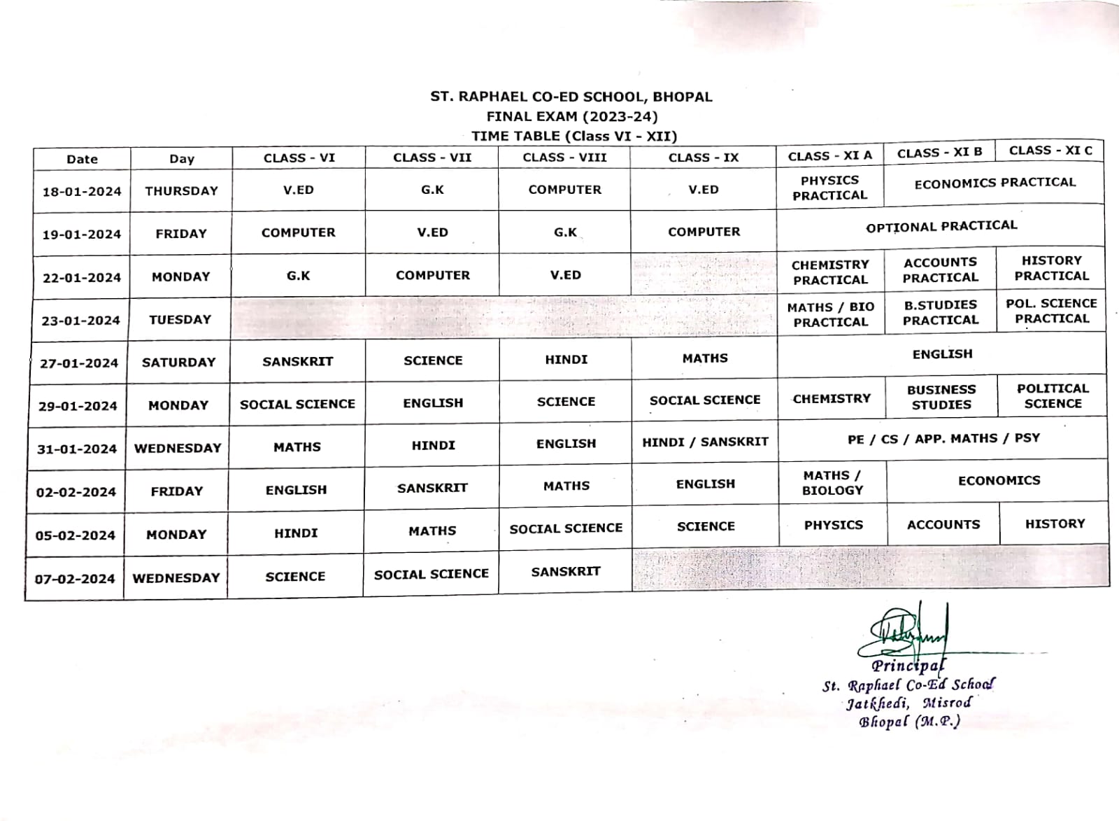 St.Raphael Co-Ed School