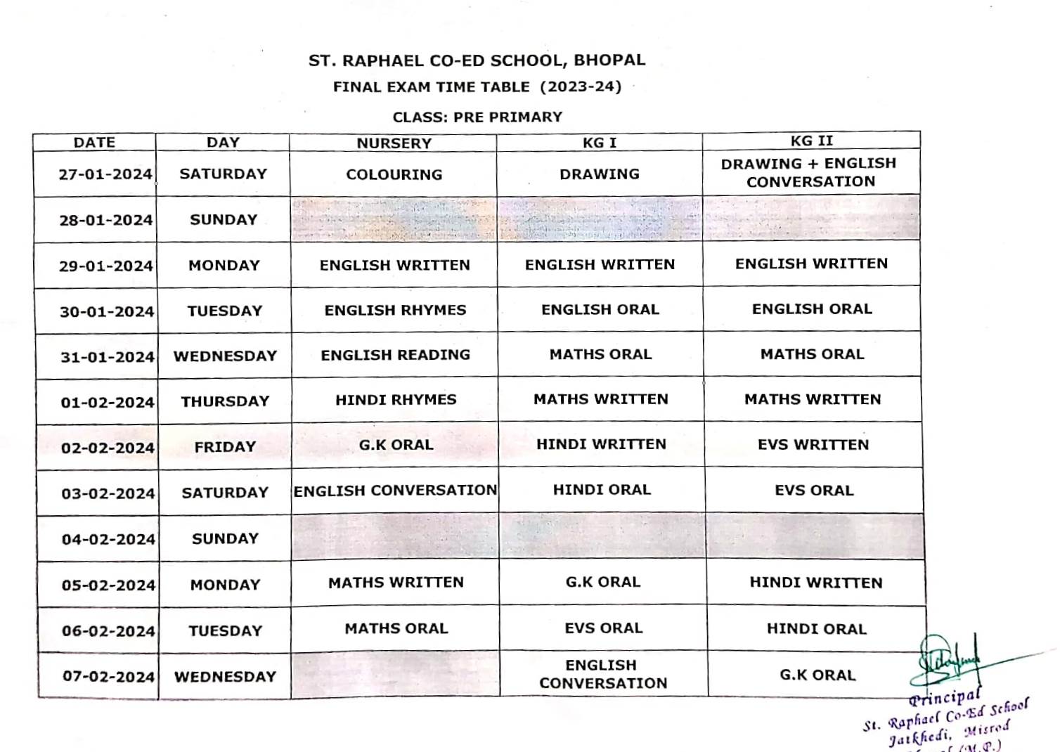 St.Raphael Co-Ed School